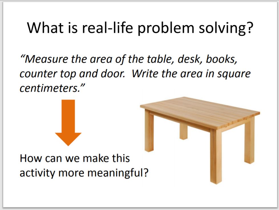 Meaning-Filled Activities - Numeracy for All